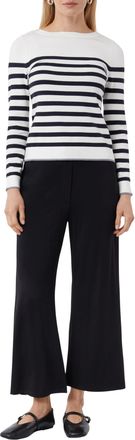 Comma Feinstrickpullover mit Ringelmuster