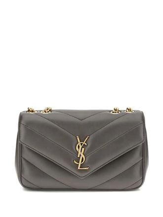 Saint Laurent petit sac port&eacute; &eacute;paule Loulou - Gris