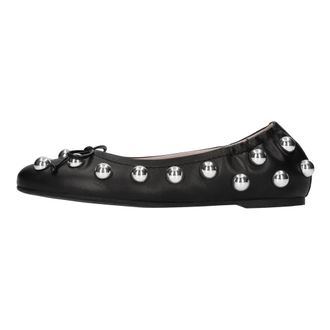 Pedro Miralles 17056 Ballerina mit Nieten - - Shoes - Damen - Schwarzk - 39 EU