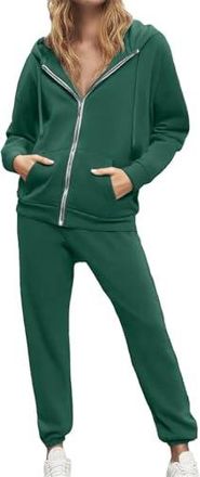 Generic Ensemble de v&ecirc;tements de d&eacute;tente pour femme avec pantalon Plus loisirs dhiver en peluche pour femme Ensemble de gym en polaire V&ecirc;tements de sport pour