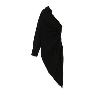 Alexander Wang Femme, Robes, Noir, Taille: 36 FR Robe Courte Noire Asym&eacute;trique de Soir&eacute;e