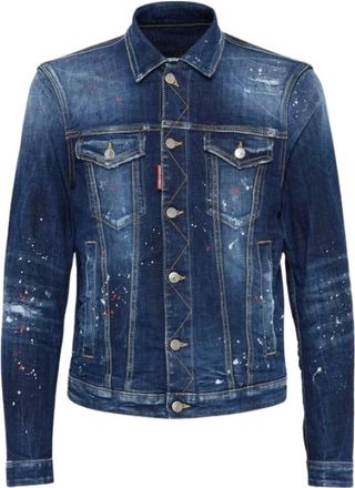 Dsquared2 Homme, Vestes, Bleu, Taille: M Dan Denim Jacket