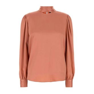 Tom Ford Seiden-Satin-Bluse - - Blouses & Shirts - Damen - Rosa - XS