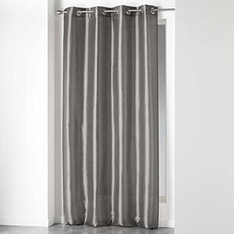 Douceur d'Int&eacute;rieur Vorhang, mit &Ouml;sen, Polyester, 140 x 240 cm, Keramik, perlfarben, 140x1x240 cm