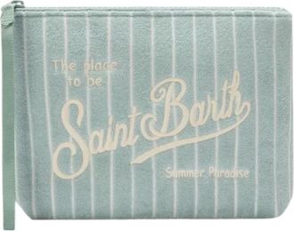 MC2 Saint Barth Femme, Sacs, Vert, Taille: ONE Size Aline Pochette &Eacute;ponge