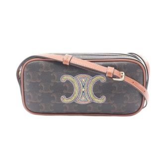 Celine Pre-owned Vintage Canvas Shoulder Bag - - Pre-owned - Damen - Schwarzk - ONE SIZE