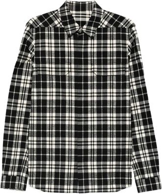 Rick Owens Homme, Chemises, Noir, Taille: L Chemise Casual