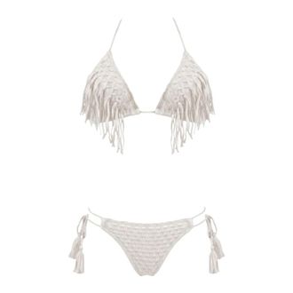 Miss Bikini Triangle Bikini Set - - Swimwear - Damen - Wei&szlig; - L