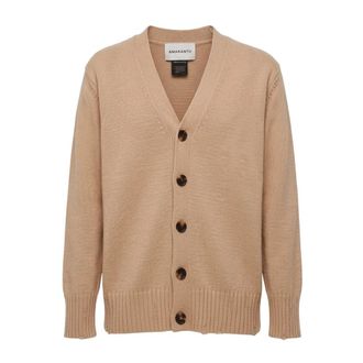 Amaranto Woll-Kaschmir-Strickjacke - - Knitwear - Herren - Beige - S