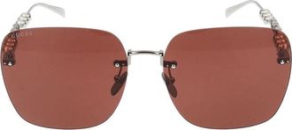Gucci Sonnenbrillen - - Accessories - unisex - Grau - 63 MM