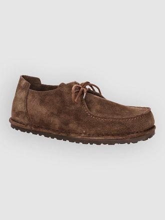 Birkenstock Utti Lace Suede Leather Sneakers marron