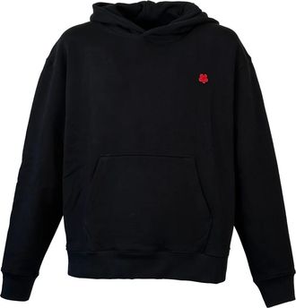 Kenzo Homme, Sweatshirts et sweats &agrave; capuche, Noir, Taille: XL Boke Flower Embroidered Oversized Sweat &agrave; capuche