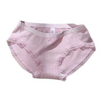 Generic Culotte sans Couture Femme Culotte Femme sans Couture Culotte Femme De Classique Lot Color&eacute; C&ocirc;t&eacute;s Fleurs Ajour&eacute;es Dentelle String Sexy pour Assortir &Agrave;