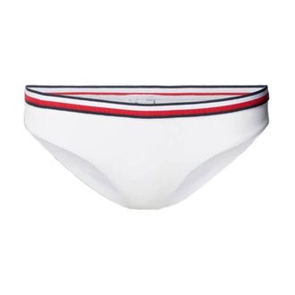 Tommy Hilfiger Global Stripe Ribbed Hipster Bikini-Unterteil - - Swimwear - Damen - Wei&szlig; - L