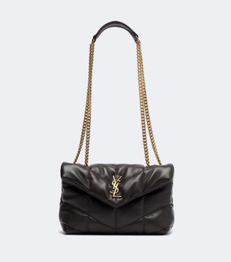 Saint Laurent Sac port&eacute; &eacute;paule Loulou Mini en cuir