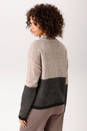 Aniston Strickpullover im Colorblocking und Muster-Mix - NEUE KOLLEKTION