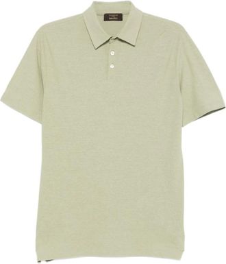 Zanone Homme, Tops, Vert, Taille: 2XL Polo Chemises