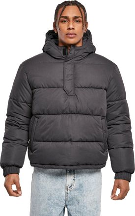 Urban Classics Herren Jacke Hooded Cropped Pull Over Jacket black S