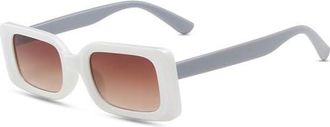 Generic Lunettes De Soleil Carr&eacute;es &Agrave; Petite Monture For Hommes Vacances For Femmes(Gray)