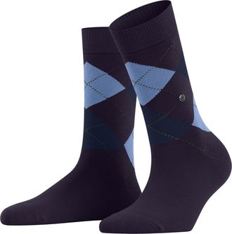 Burlington Damen Socken Queen W So Baumwolle gemustert 1 Paar, Rot Wineberry 8761-O, 36-41