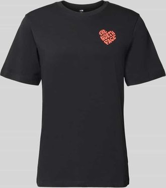 The North Face T-Shirt mit Label-Print und Rundhalsausschnitt