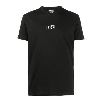 Dsquared2 Icon Logo T-Shirt - - Tops - Herren - Schwarzk - S
