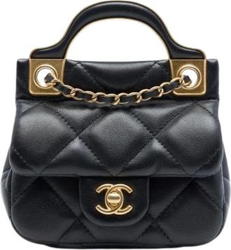 Chanel Sac bandouli&egrave;re matelass&eacute; doccasion - Femme - Pre-owned - Noir - Taille: ONE Size