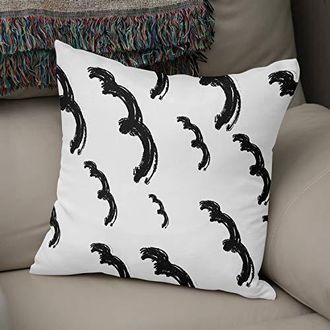 Bonamaison Le Jardin du Lin Kissen Zierkissenbezug Kissenbezug, Zufälliges Muster Dekoration, Für Zuhause Autos Büro Sofa Wohnzimmer Couch Schlafzimmer Dekor, 43