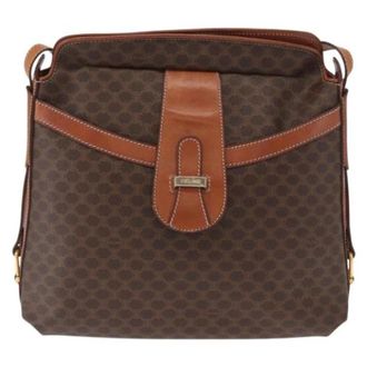 Celine Pre-owned Vintage macadam shoulder bag - - Pre-owned - Damen - Braun - ONE SIZE