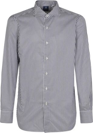 Finamore Homme, Chemises, Bleu, Taille: 7XL Np-Znps-Z Casual Shirt