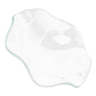 DOITOOL Transparente Wellenform Aromatherapie Glas Schale Ø Vielseitige Wachsschmelzschale für Duftlampen Ätherische Öle und Aromatherapie Hitzebeständig Mini