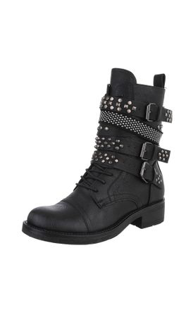 Ital-Design Schn&uuml;rstiefelette