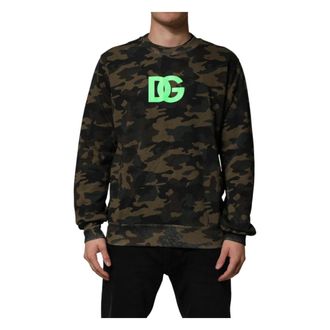 Dolce & Gabbana Camouflage Sweatshirt - - Sweatshirts & Hoodies - Herren - Mehrfarbig - XL