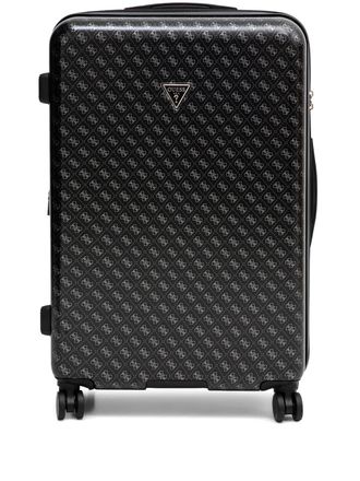 Guess Co valise &agrave; motif monogramm&eacute; - Noir