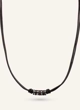 s.Oliver S.Oliver Halskette Aus Echtleder braun