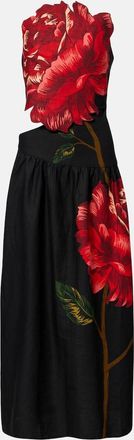 Farm Rio Cocktailkleid aus einem Leinengemisch