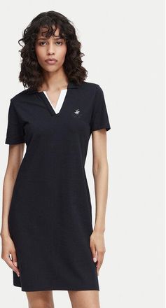 Beverly Hills Polo Club Kleid f&uuml;r den Alltag P-SS26W-ABP526591-0298 Dunkelblau Regular Fit