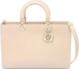 Dior grand sac à main Lady D-Sire - Tons neutres