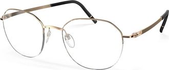 Silhouette unisex, Accessoires, Jaune, Taille: 49 MM Dynamic Dawn 5585 Eyeglasses