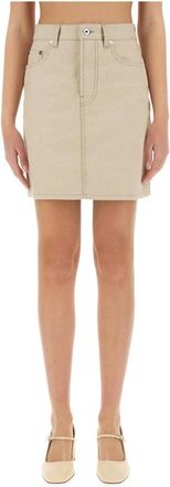 Burberry EKD Denim Mini Skirt - - Skirts - Damen - Beige - XS