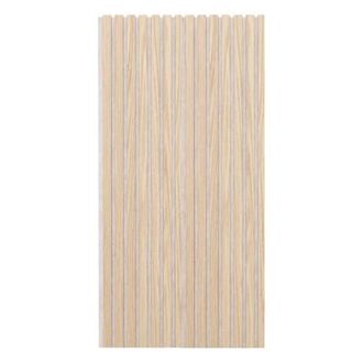 Atmosphera Atmosphera Cr&eacute;ateur dint&eacute;rieur - Panneau D&eacute;coratif Tasseaux Bois Colva - 120x60cm - Beige Fond Gris - R&eacute;duction du Bruit - Entr&eacute;e, Chambre, Salon
