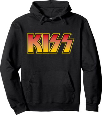 Kiss Offizielles KISS Logo Heavy Metal Band Retro Vintage Pullover Hoodie