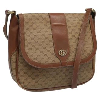 Gucci Pre-owned Cuir sacs-gucci - Femme - Pre-owned - Beige - Taille: ONE Size