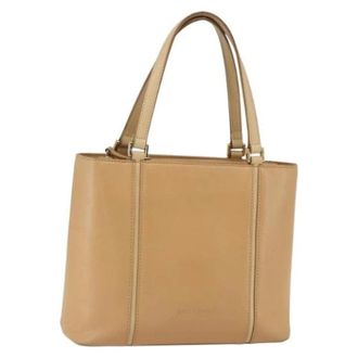 Burberry Sac &agrave; main en cuir Pre-owned - Femme - Pre-owned - Beige - Taille: ONE Size