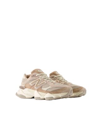 New Balance Unisex Sneakers 9060 Mushroom-Arid Stone Erc Mesh And Wild Boar Suede Trainers Mushroom/arid