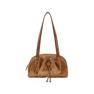 Guess Sac port&eacute; &eacute;paule effet cuir verni