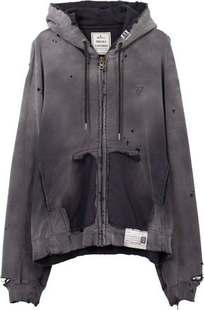 Miharayasuhiro hoodie à fermeture zippée - Noir