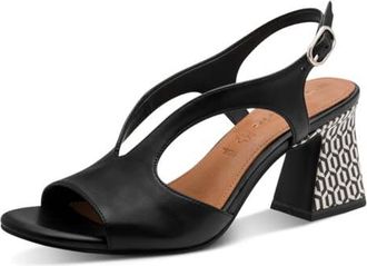 Tamaris Femme 28316-44 Sandale &agrave; Talon, Noir, 39 EU