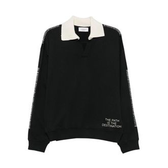 Laneus Strick-Poloshirt - - Tops - Herren - Schwarzk - M
