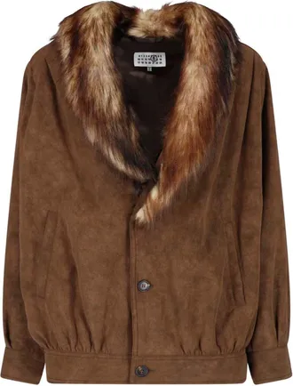 Maison Margiela Jacke Aus Kunstpelz